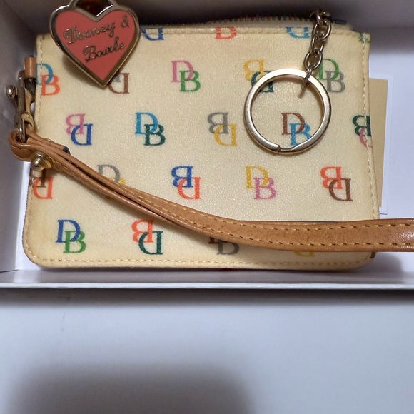 Dooney & Bourke | Accessories | Dooney Bourke Multicolor Logo Pouch ...